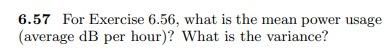 Solved 6.56 Rate data often follow a lognormal distribution. | Chegg.com
