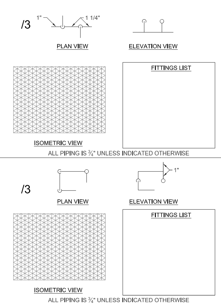 PLAN VIEW ELEVATION VIEW SOMETRIC VIEW ALL PIPING IS | Chegg.com