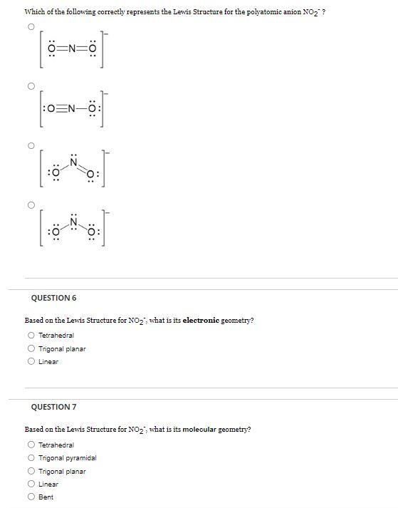 Solved Which of the following correctly represents the Levis | Chegg.com