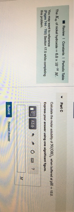Solved Part B ReviewI Constants I Periodic Table Calculate | Chegg.com Solved Part B ReviewI Constants I Periodic Table Calculate | Chegg.com
