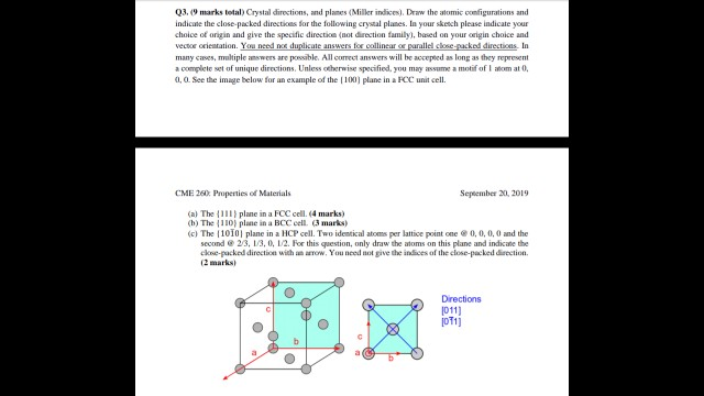 Solved: I Am In CME 260 - Materials Engineering Class! Can... | Chegg.com