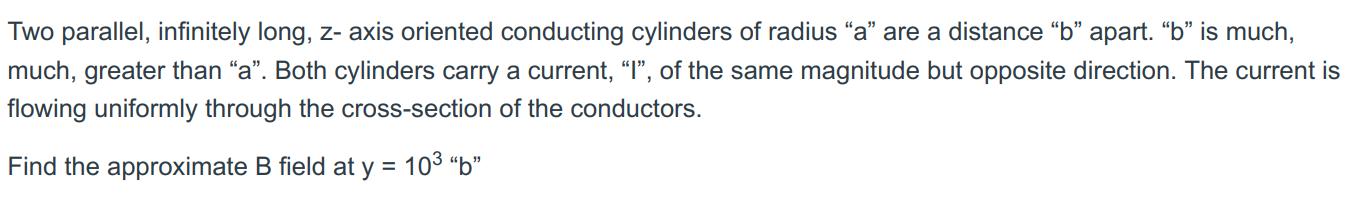 Solved Two parallel, infinitely long, Z- axis oriented | Chegg.com