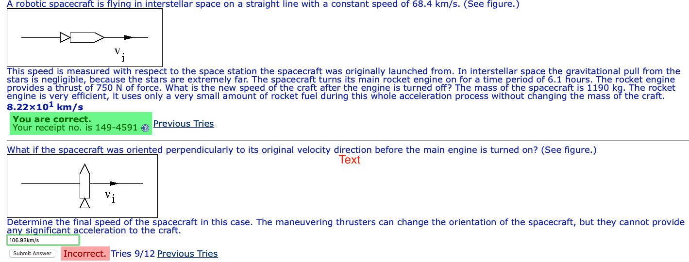 Solved A robotic spacecraft is flying in interstellar space | Chegg.com