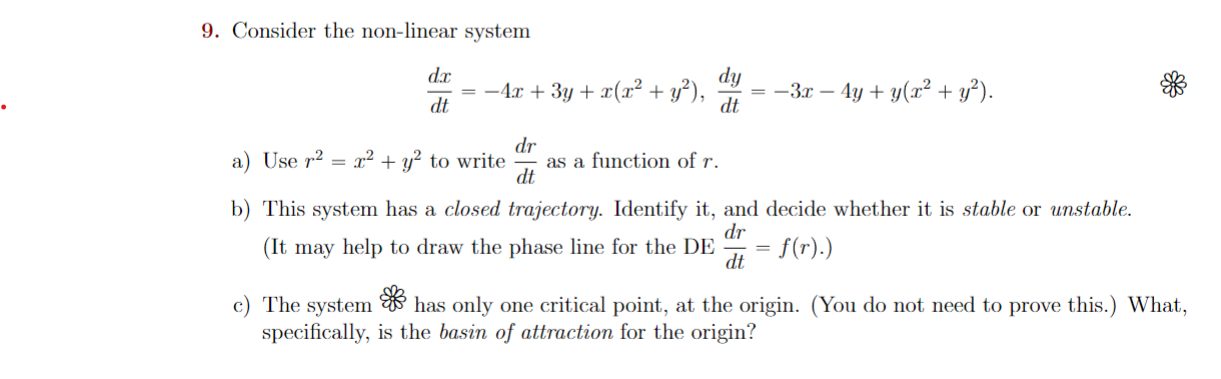 Solved Consider the non-linear | Chegg.com