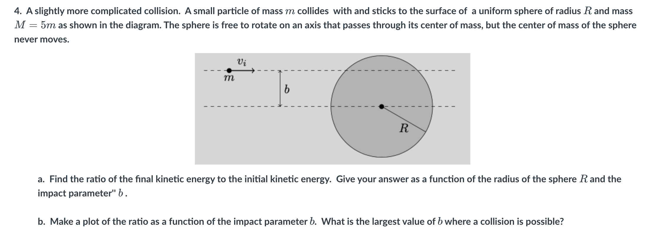 Solved 4. A slightly more complicated collision. A small | Chegg.com