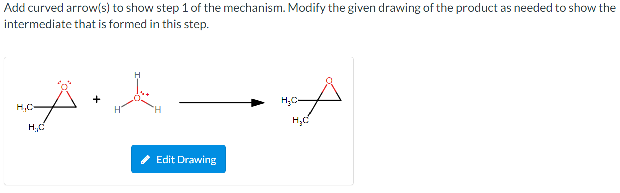 Solved Add curved arrow(s) to show step 1 of the mechanism. | Chegg.com