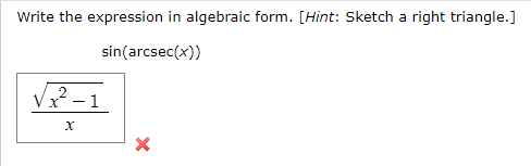 Solved Write the expression in algebraic form. [Hint: Sketch | Chegg.com