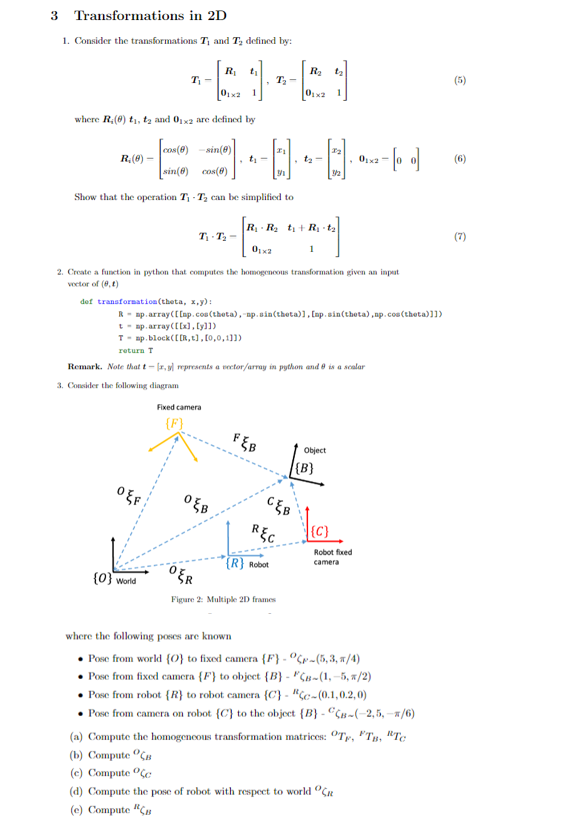 Solved 1. Consider the transformations T1 and T2 defined by: | Chegg.com
