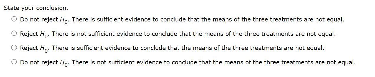 Solved Test for any significant difference between the mean | Chegg.com