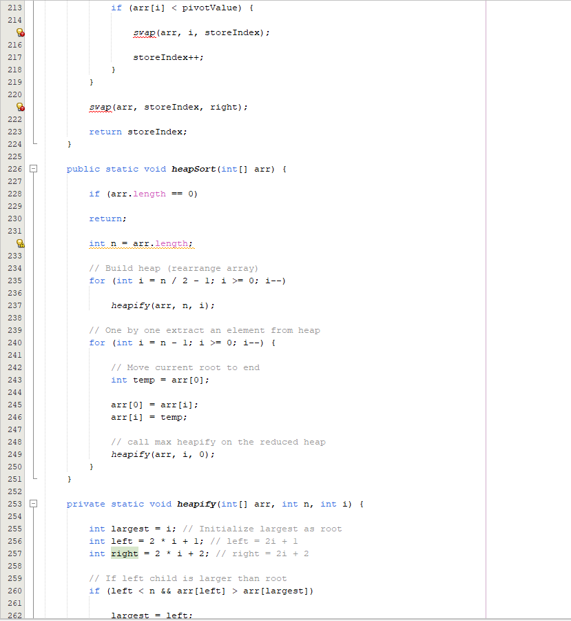 Solved guickSort (arr o arr.length -1); end = System. | Chegg.com