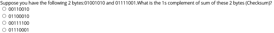 Solved Suppose you have the following 2 bytes:01001010 and | Chegg.com