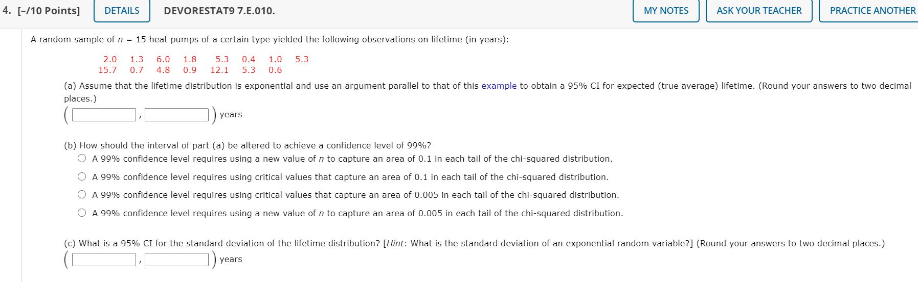 Tutorial Exercise Consider a normal population | Chegg.com