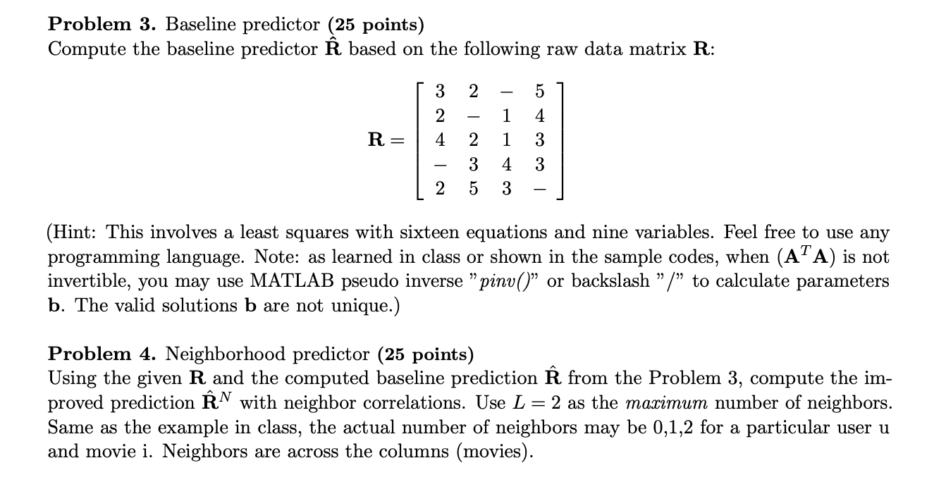 Solved problem 4, not problem 3. please help with problem 4. | Chegg.com