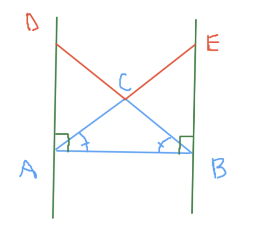Solved Given a triangle (call it ABC ) with two opposites | Chegg.com