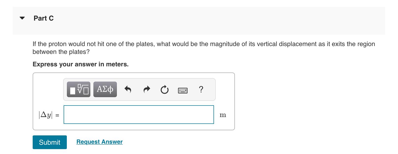 Solved An electron is projected with an initial speed | Chegg.com