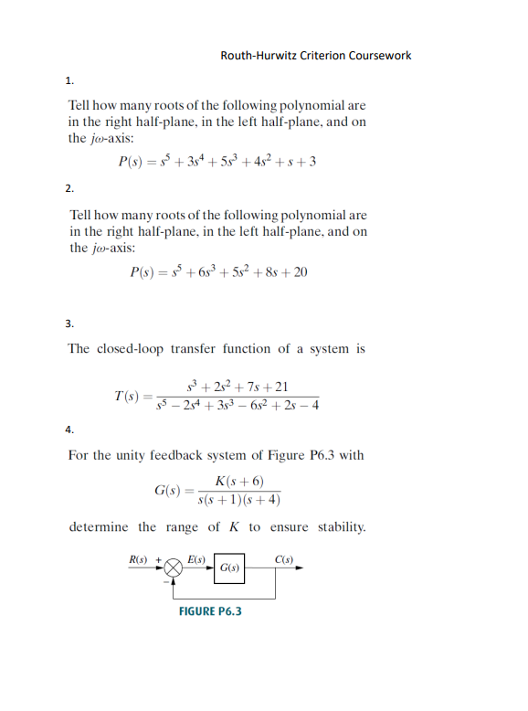 Solved 1. Tell how many roots of the following polynomial | Chegg.com