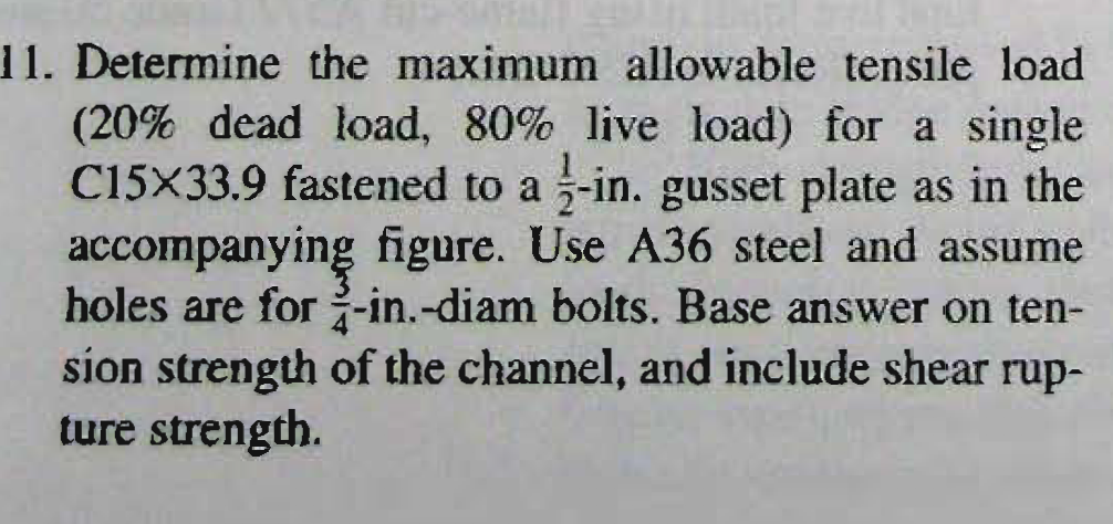 Solved -12. Repeat Prob. 3.11 using a C10X25 attached to a | Chegg.com
