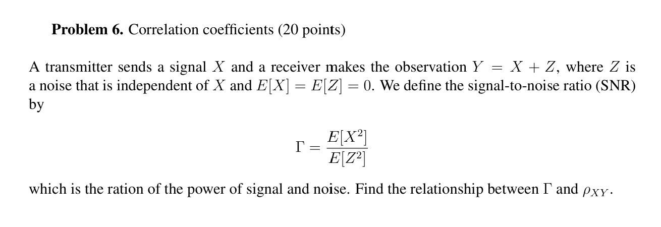 Solved Problem 6 ﻿correlation Coefficients 20 ﻿points A