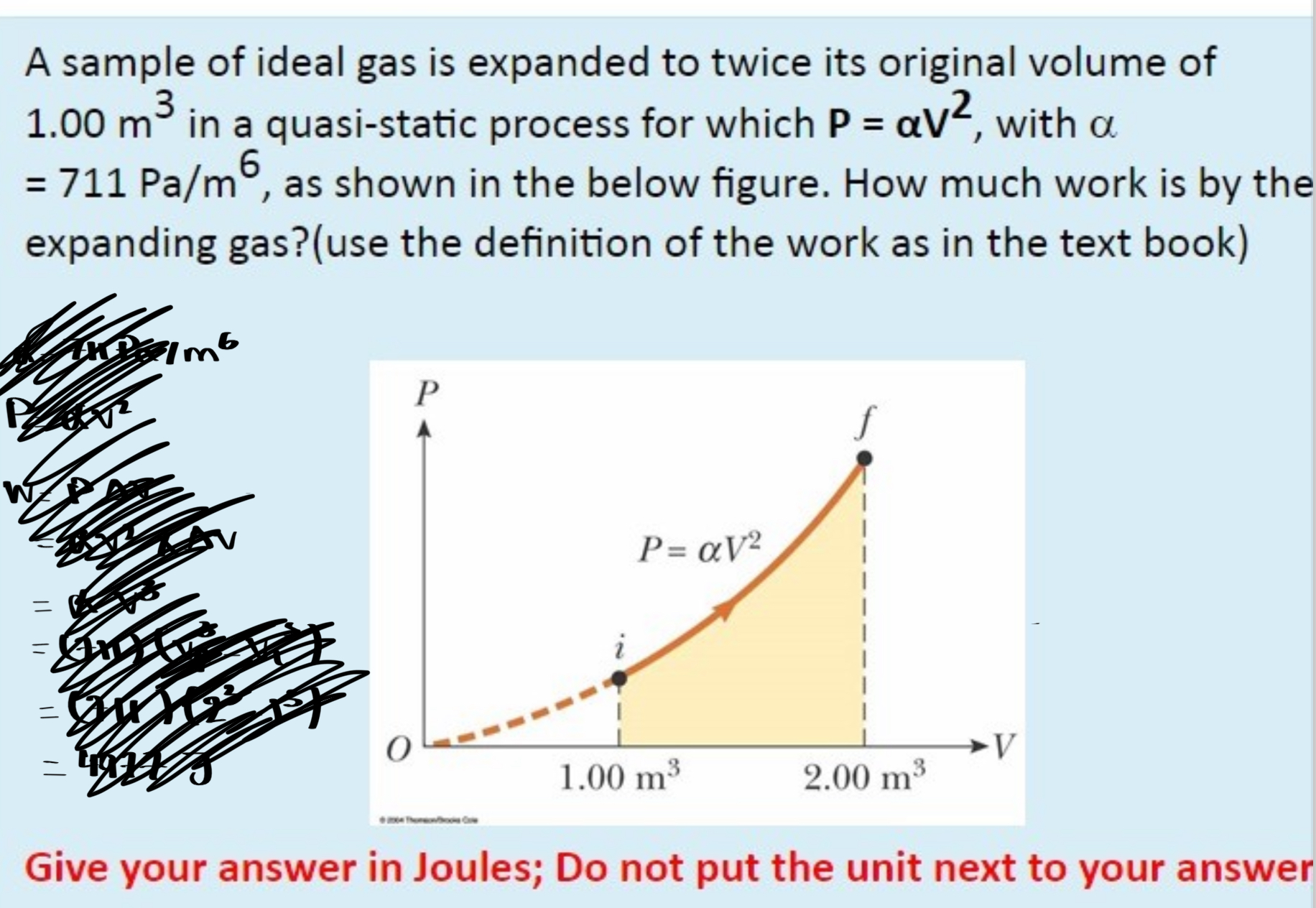 Solved A sample of ideal gas is expanded to twice its | Chegg.com
