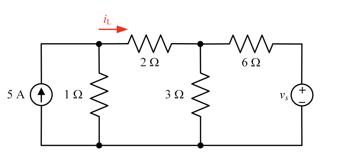 Solved The circuit shown below has two dc sources. If it is | Chegg.com