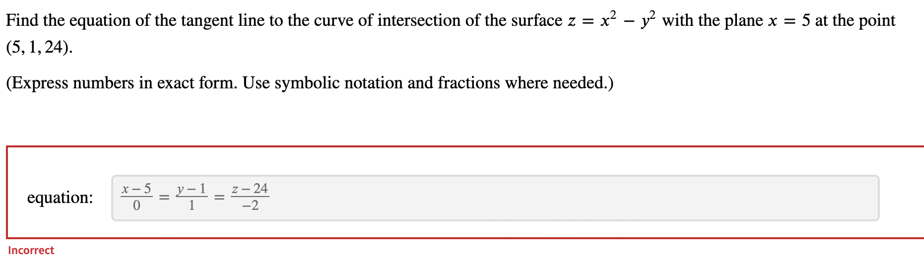 Solved Find the equation of the tangent line to the curve of | Chegg.com