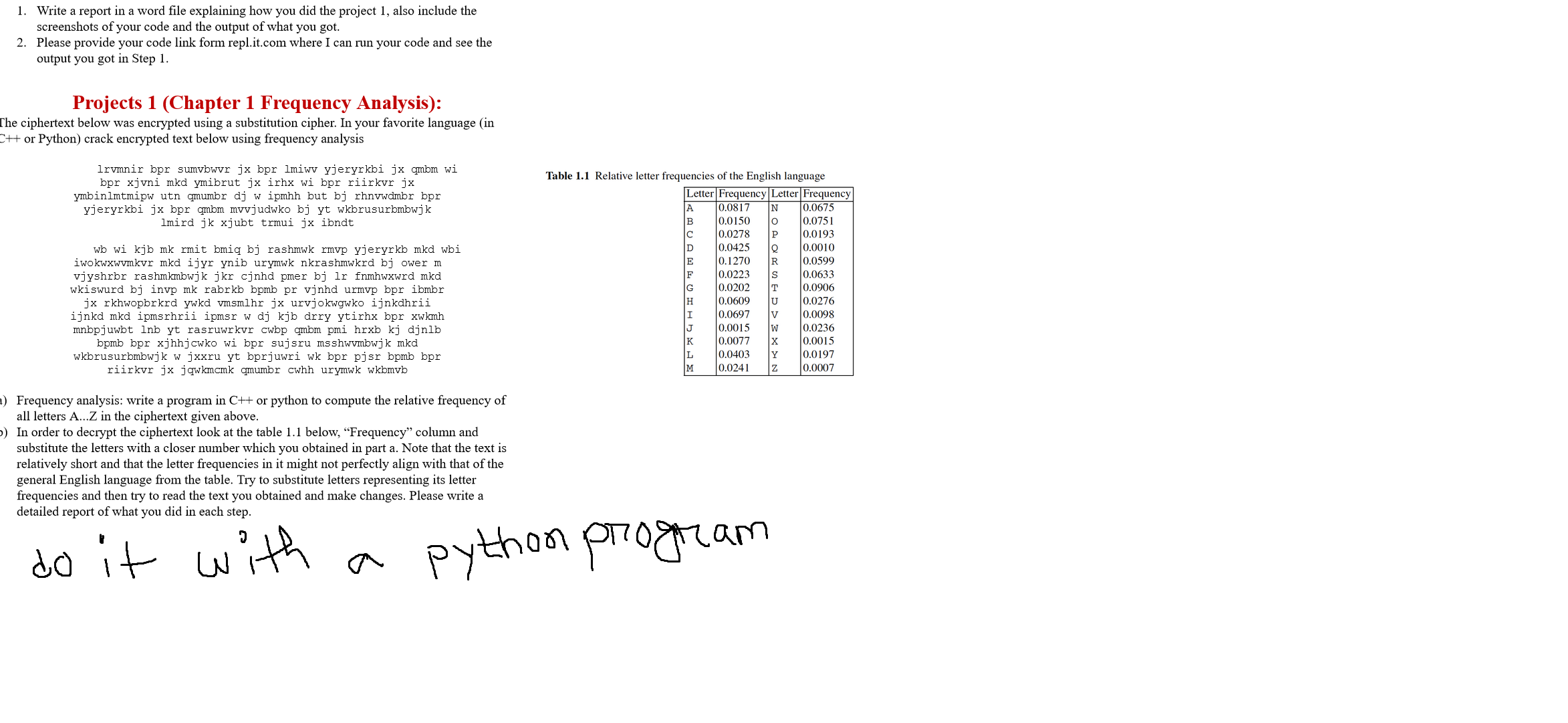 Solved 1 Write A Report In A Word File Explaining How You