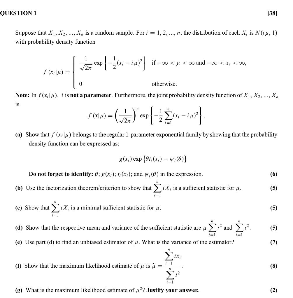 Solved Suppose that X1,X2,…,Xn is a random sample. For | Chegg.com