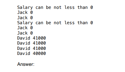 Solved Q5: Continue with Employee class: a) Copy the | Chegg.com