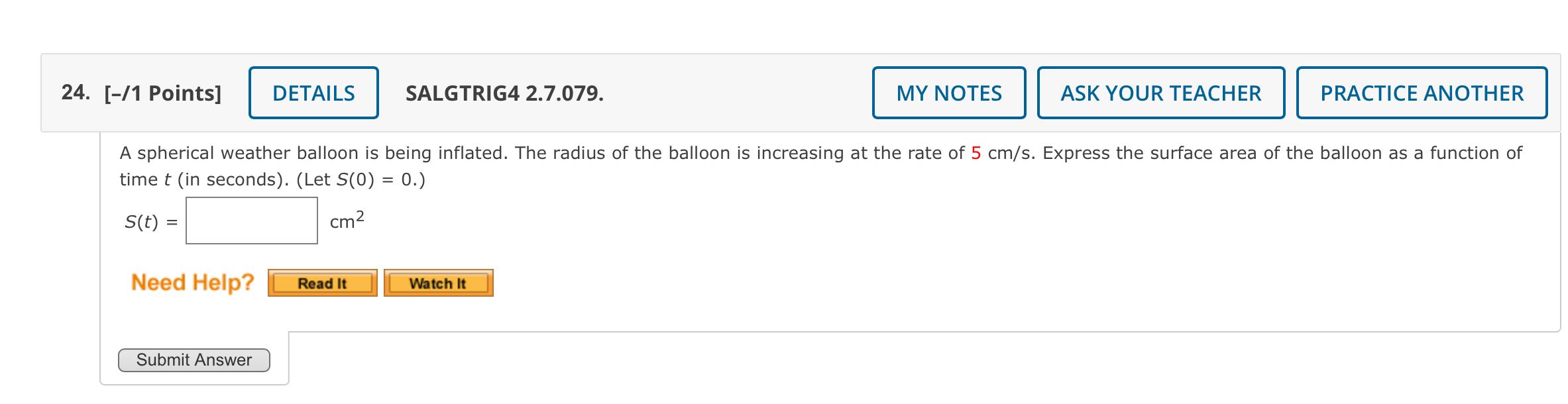 Solved 24. [-/1 Points] DETAILS Need Help? Submit Answer | Chegg.com