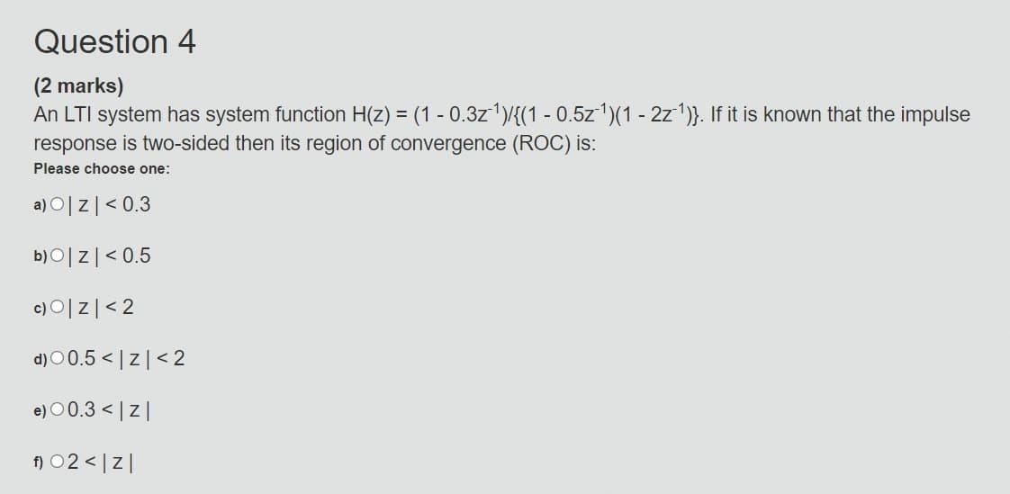 Solved Question 5 (2 marks) In 20-point DFT X[k] of a length | Chegg.com