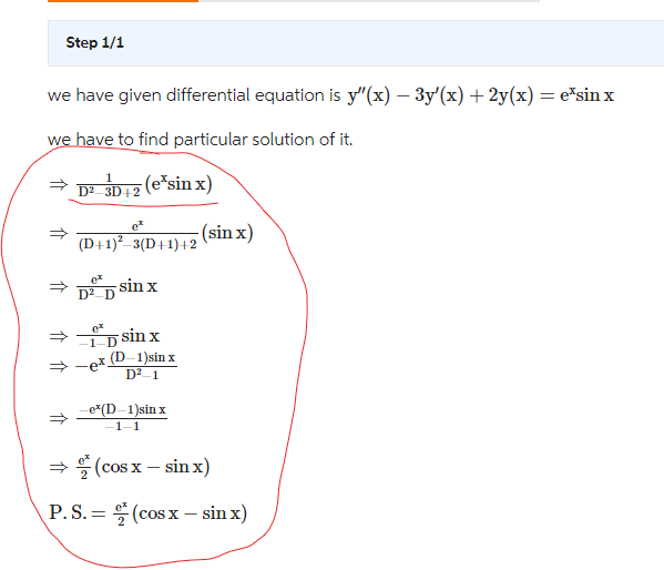 Solved so i was figuring out how to solve non-homogeneous | Chegg.com