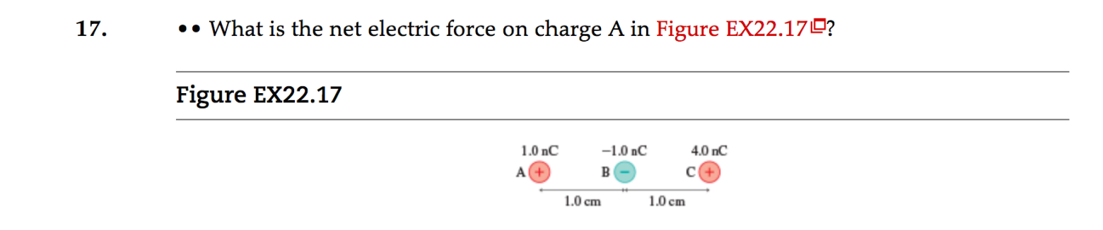 Solved - What is the net electric force on charge A in | Chegg.com