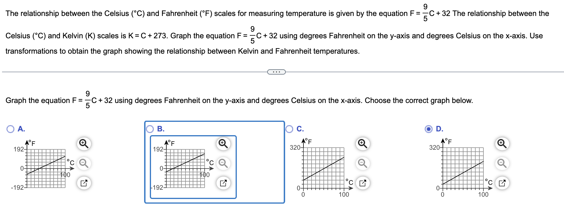 Solved 9 The relationship between the Celsius (°C) and | Chegg.com