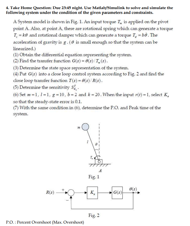 Solved 4. Take Home Question: Due 23:45 night. Use | Chegg.com