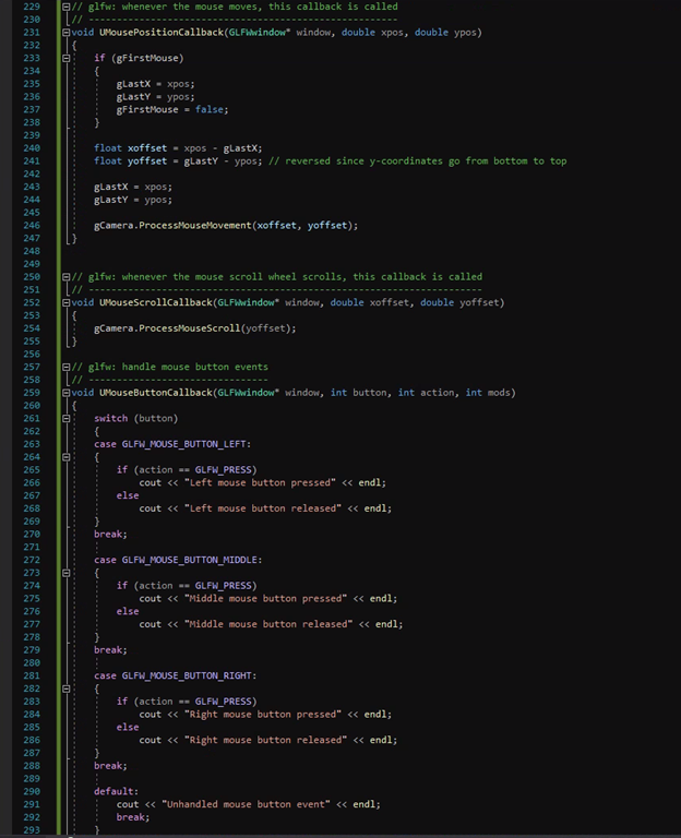 Solved I need help in this to view a cube. when I run the | Chegg.com