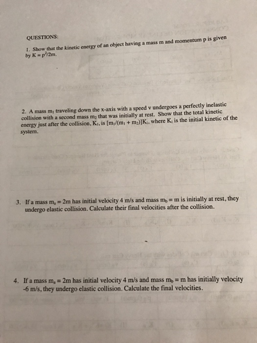 Solved Experiment 9 DYNAMIC CARTS COLLISIONS: CONSERVATION | Chegg.com