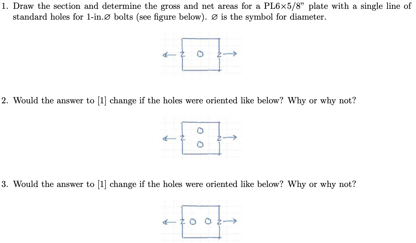 Solved 1. Draw the section and determine the gross and net | Chegg.com