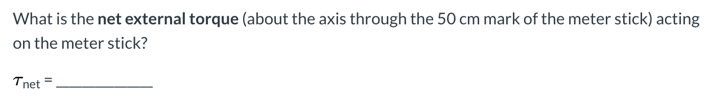 Solved As in the torque lab, a meter stick is balanced on a | Chegg.com