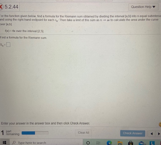 Solved 3 5.2.44 Question Help For the function given below, | Chegg.com