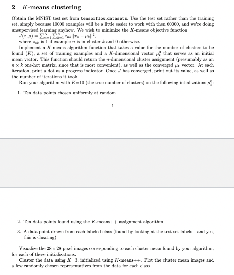 Solved Ten data points found using the K-means++ ﻿assignment | Chegg.com