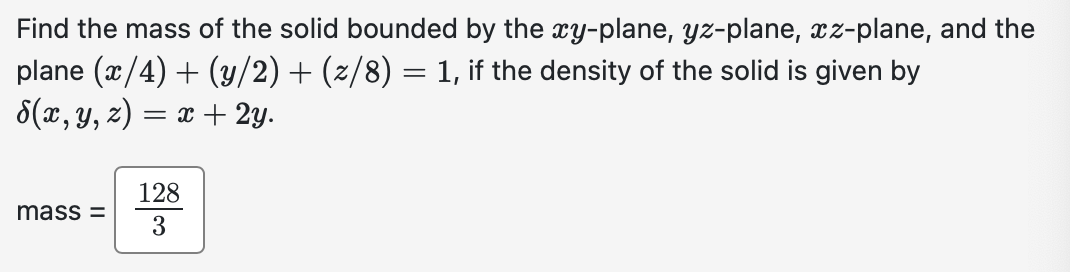 Solved Find the mass of the solid bounded by the xy-plane, | Chegg.com