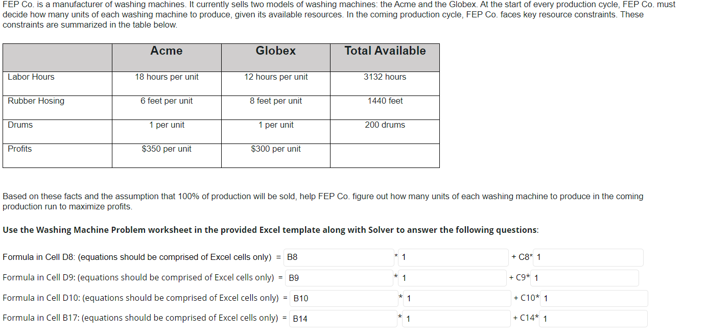 Solved Decision Variables \begin{tabular}{|l|l|l|} \hline | Chegg.com