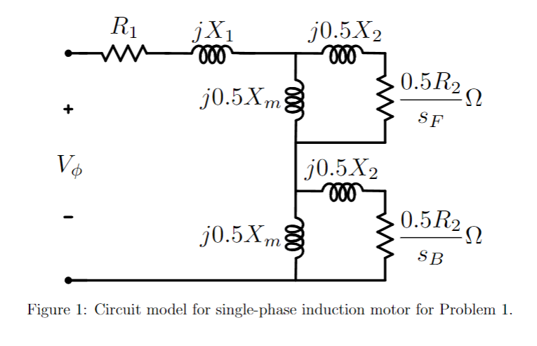 Solved A single-phase induction motor is used to directly | Chegg.com