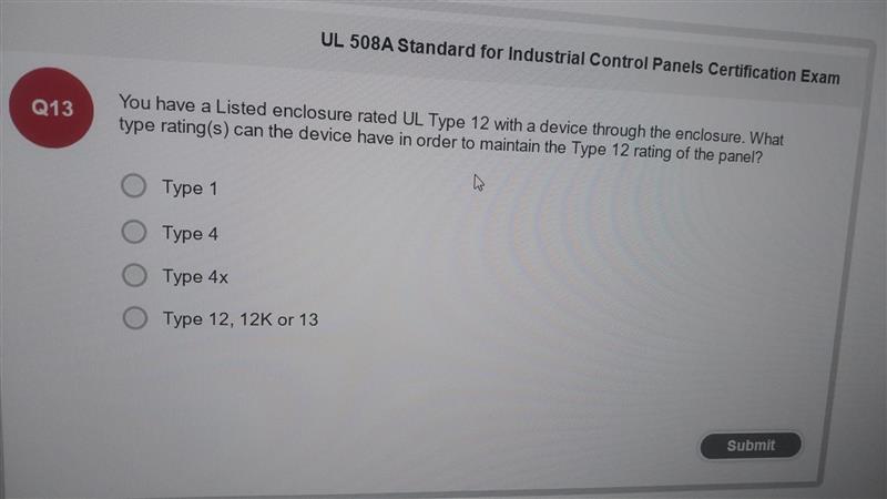 UL 508A Standard for Industrial Control Panels | Chegg.com