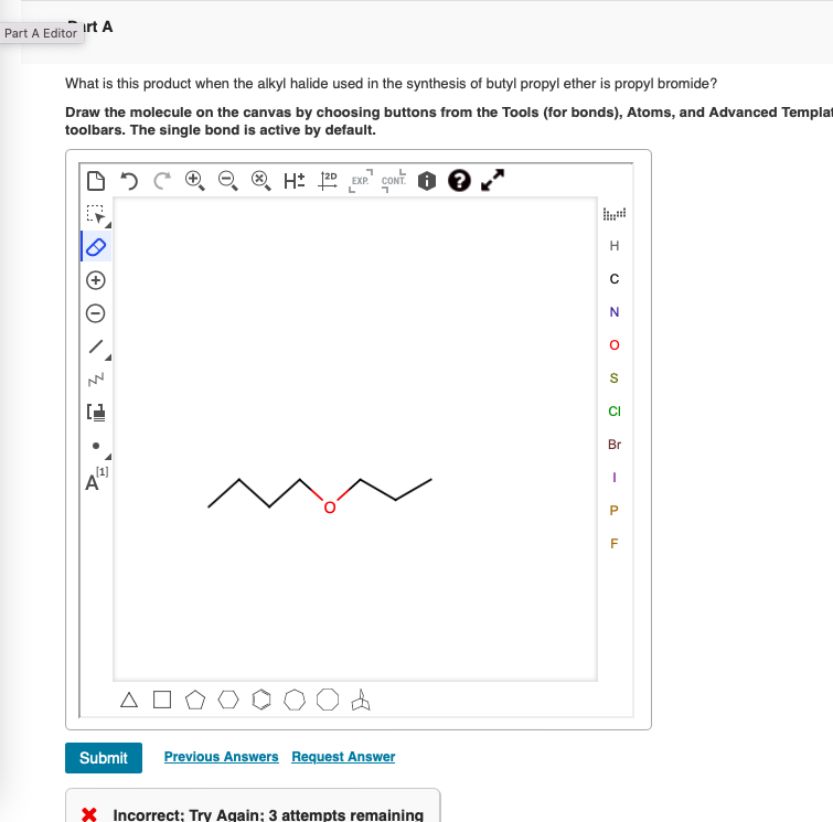 Solved What is this product when the alkyl halide used in | Chegg.com