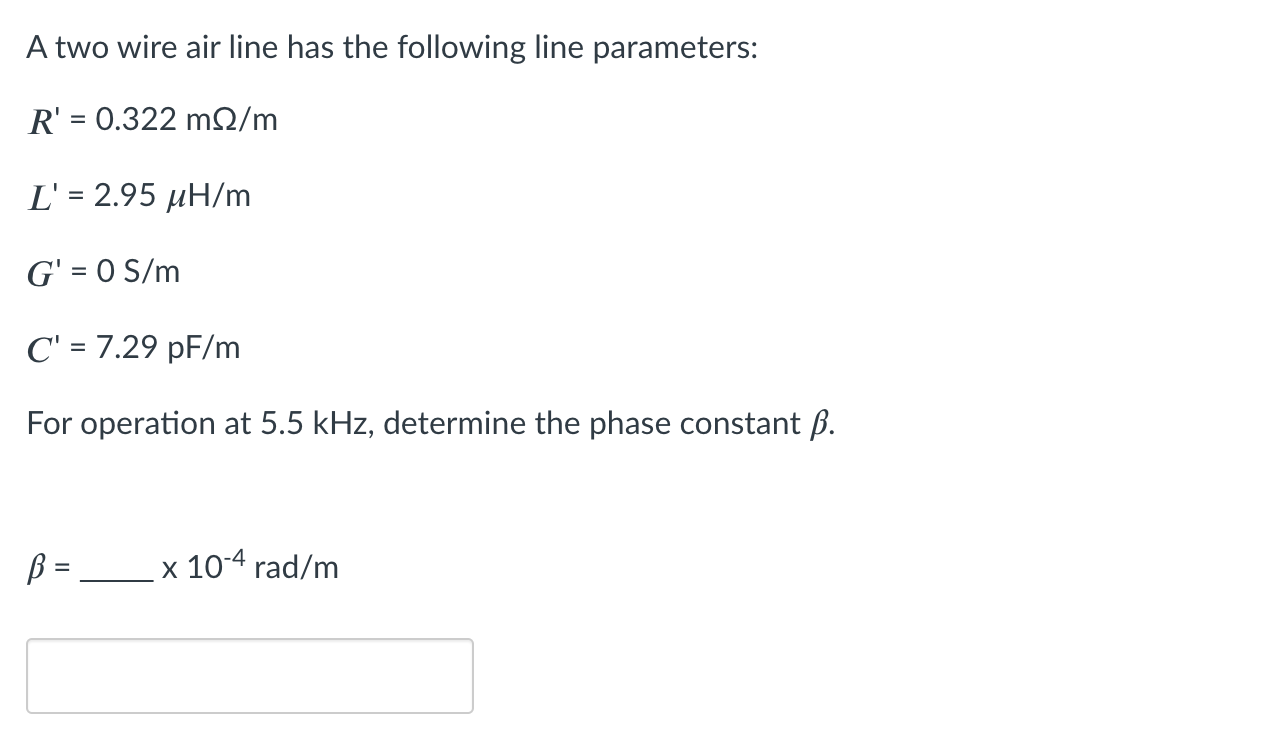 Solved A lossless microstrip line uses a 1-mm wide | Chegg.com