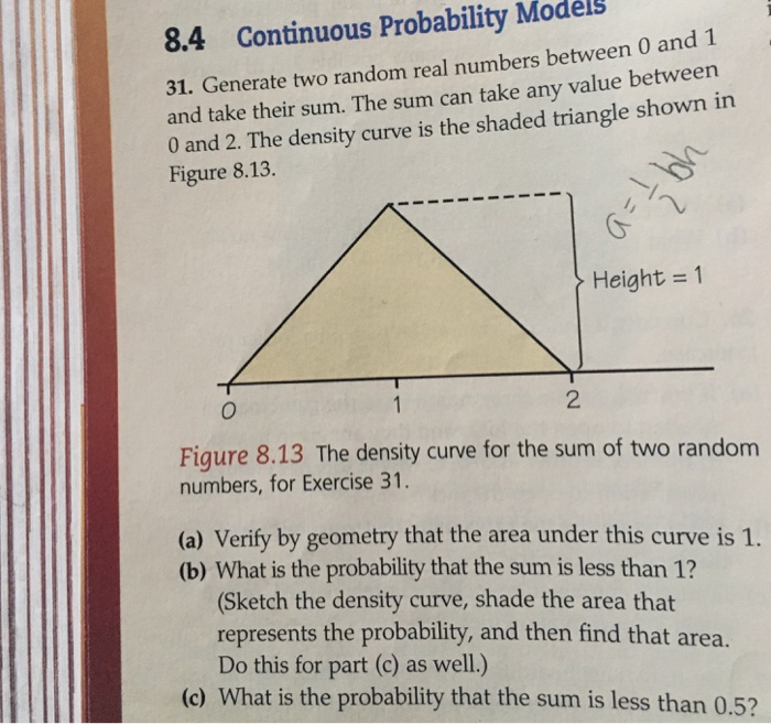 Solved Generate two random real numbers between 0 and 1 and | Chegg.com