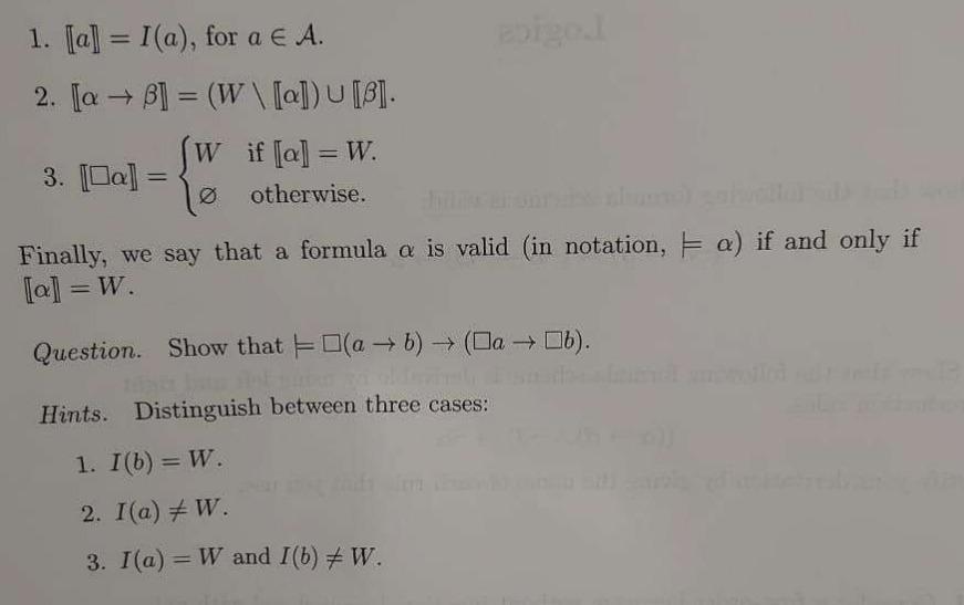 Solved IV. Context. We consider a logical calculus which is | Chegg.com