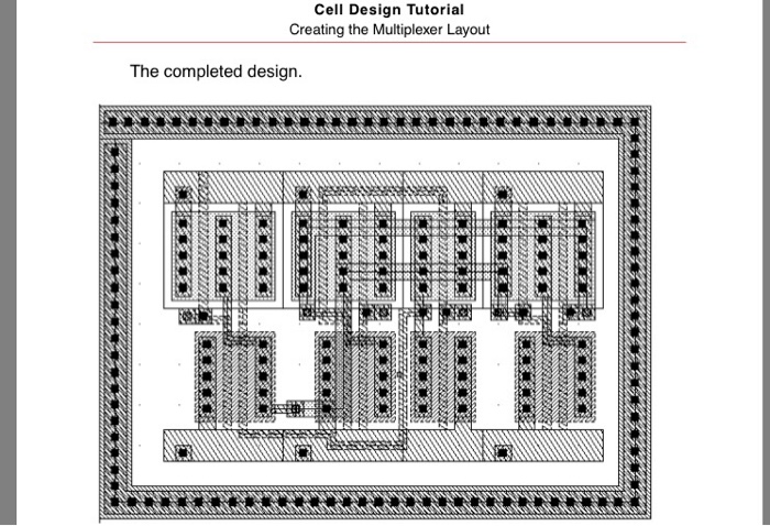 Design a 16*16 array multiplexer. Using virtuoso and | Chegg.com