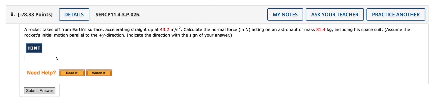 Solved -/8.33 Points] SERCP11 4.2.P.001. The heaviest | Chegg.com